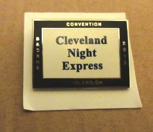 2015 Cleveland Pin - Cleveland Night Express - B&O Railroad Historical ...