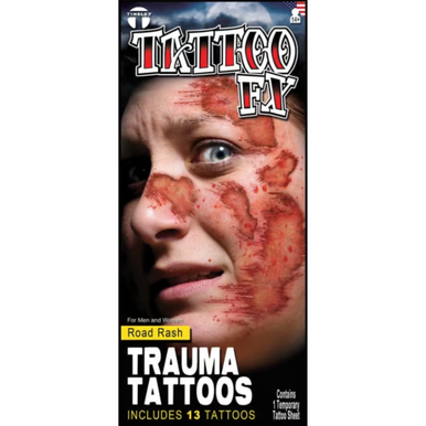 Tinsley Transfers Trauma FX Tattoo - Road Rash