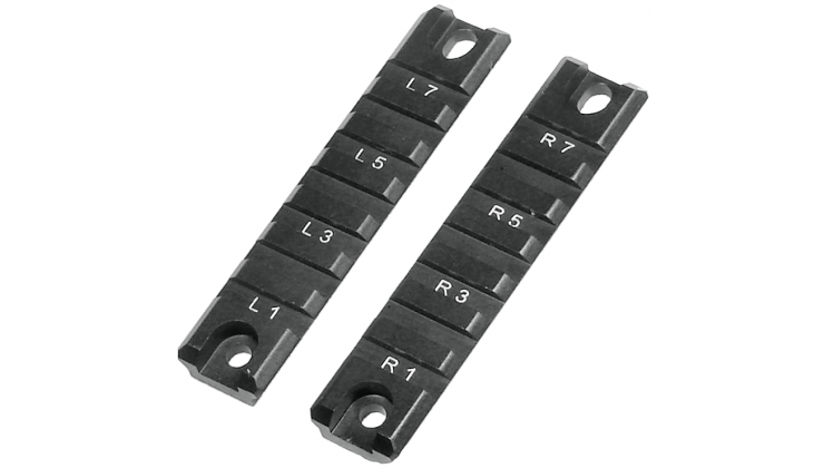 UTG® PICATINNY RAIL SET, 2-PIECE SHORT, FOR G36, MNT-P501