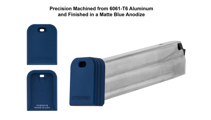 UTG PRO® +0 Base Pad, for SA XDm, Red Aluminum SKU PUBSI01R