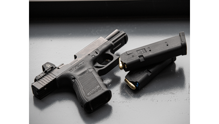 UTG POLYMER MAGAZINES for GLOCK 9mm, 15 Round, non-windowed.