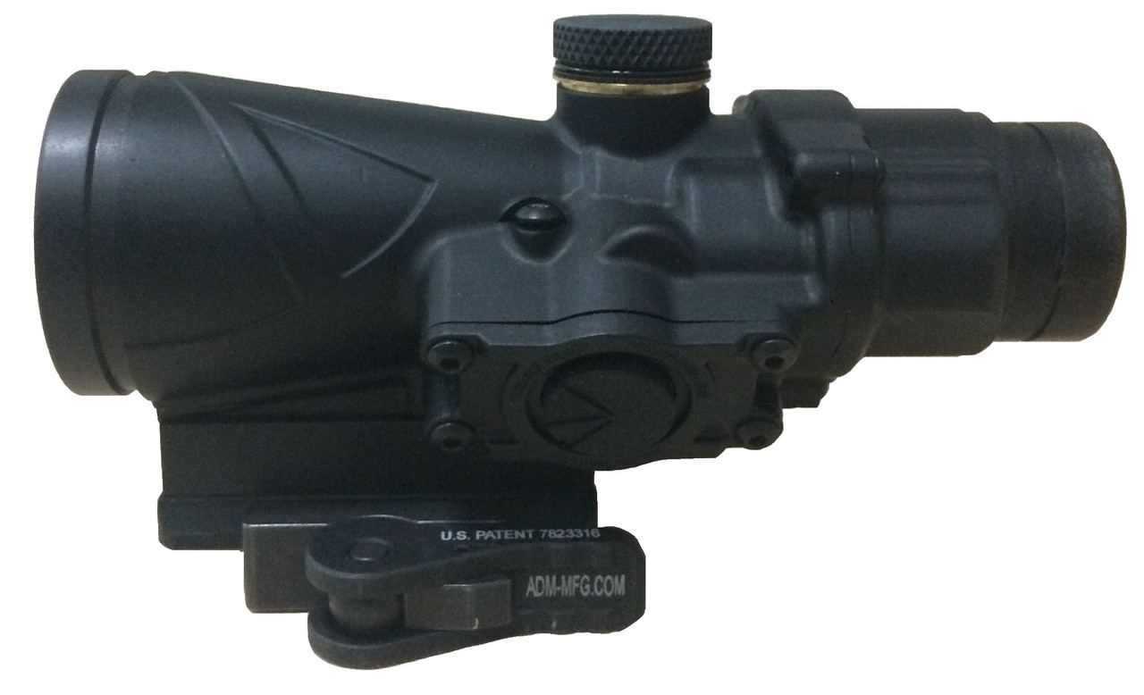 4x32 BROWE Combat Optic - Blue 5.56 Chevron | Advanced Tactical Rifle Scope