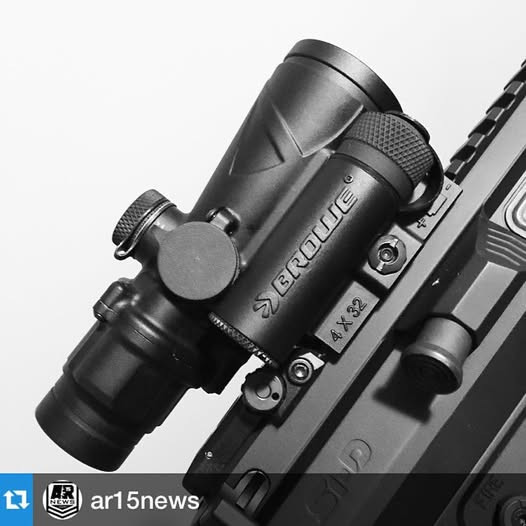 4x32 BROWE Combat Optic - Red 5.56 Chevron | Advanced Tactical Rifle Scope