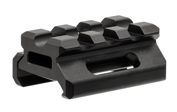 Picatinny Riser Mount, 0.50" Height, 3 Slots