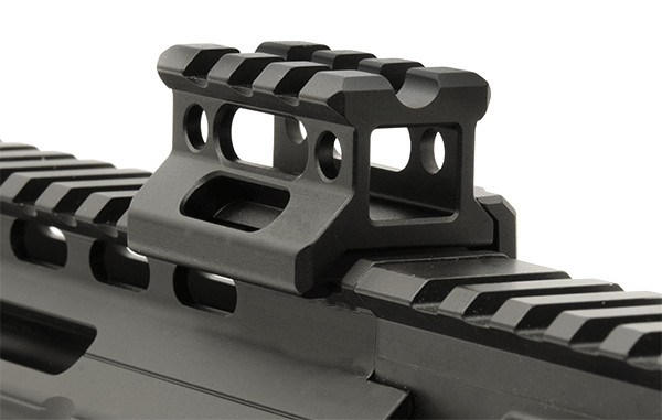 Picatinny Riser Mount, 0.75" Height, 3 Slots