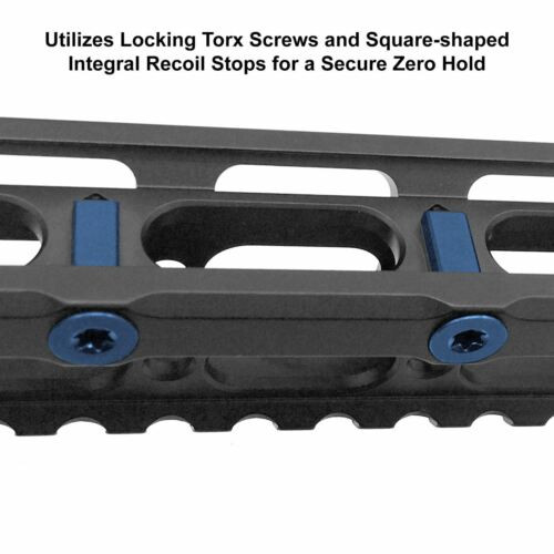 Picatinny Riser Mount, 1" High, 13 Slots