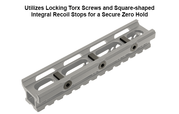 Picatinny Riser Mount, 1" High, 13 Slots