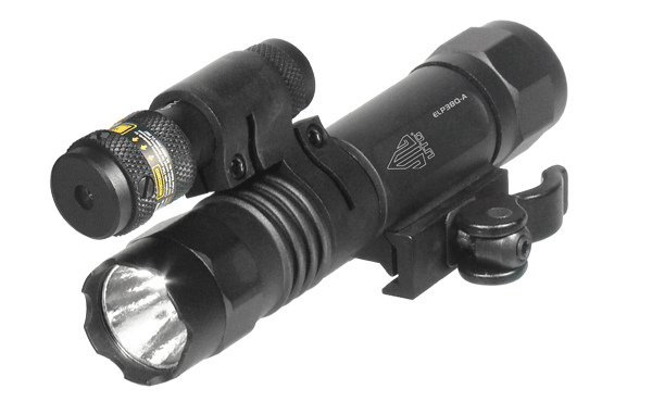 UTG LIGHT/RED LASER COMBO, 400 LUMEN, INTEGRAL MOUNT