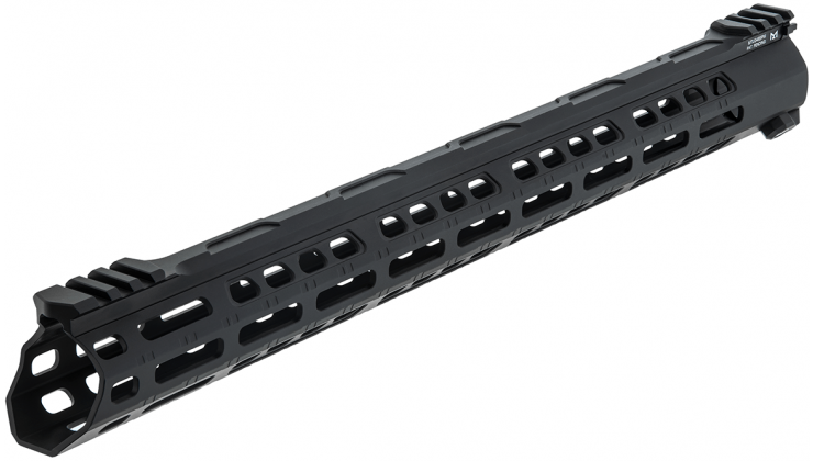 UTG PRO FORERUNNER 17" M-LOK FREE FLOAT HANDGUARD, BLACK , MTU048SPM