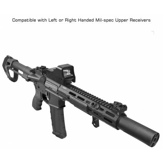 UTG PRO SUPER SLIM SD 10" M-LOK FREE FLOAT HANDGUARD, BLACK, MTU045XLM