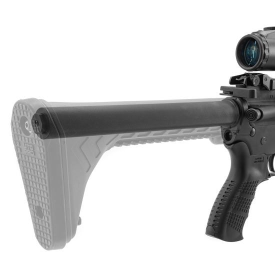 UTG PRO AR15 OPS READY S5 FIXED STOCK, BLACK, RBUS5BMS-A