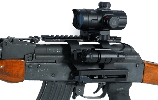 UTG PRO QUICK-DETACHABLE AK SIDE MOUNT, MTU016
