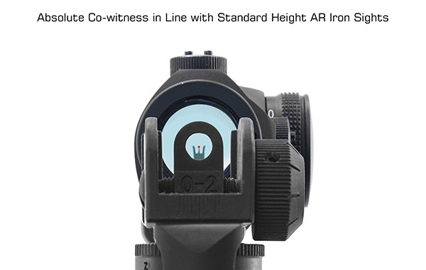 UTG SUPER SLIM T1 MOUNT, ABSOLUTE CO-WITNESS, MT-T1AC