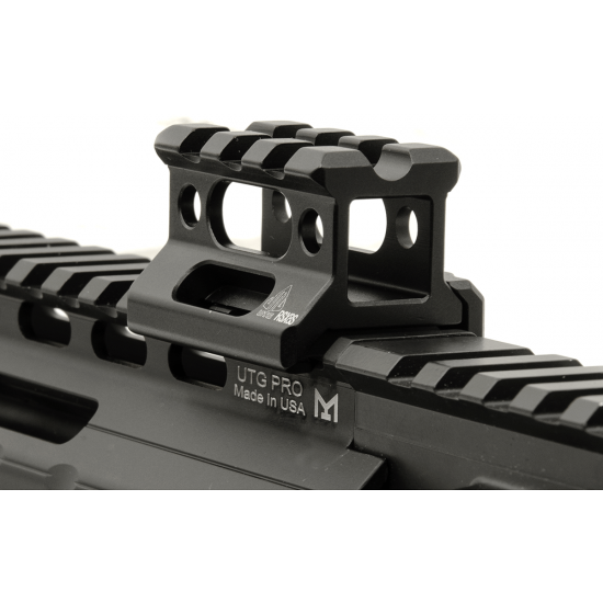 UTG SUPER SLIM PICATINNY RISER MOUNT, 0.83" HEIGHT, 3 SLOTS, MT-RSX8S