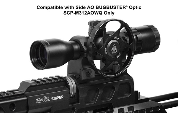 UTG® Side Wheel Add-on, Side Parallax Adjustable BUG BUSTER®