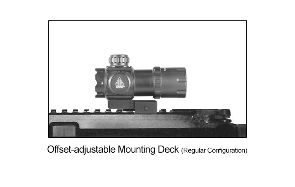 UTG® 3.9" ITA Red/Green CQB Dot Sight with Integral QD Mount