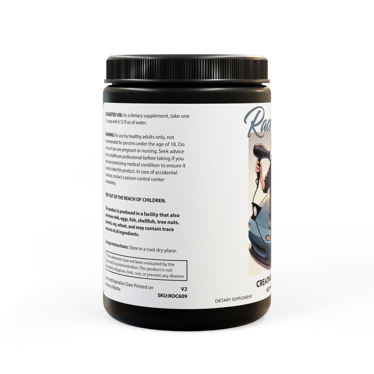 Race Ready Creatine Monohydrate Supplement (300g, 10.58oz) - MiataGear