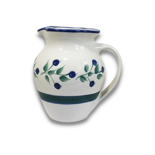 Wild Blueberry Pattern ~ Half-Gallon Pitcher