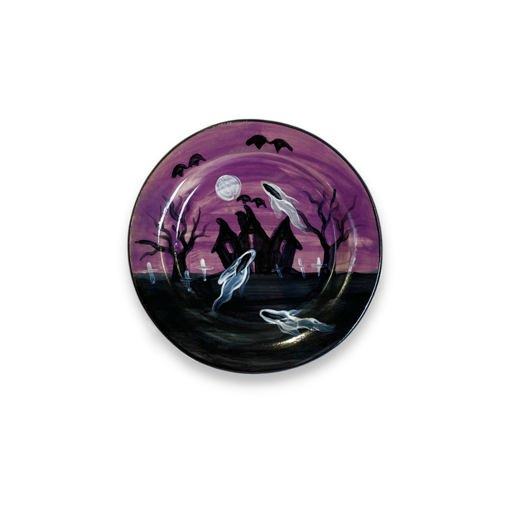 Hocus Pocus Pattern ~ Dessert Plate