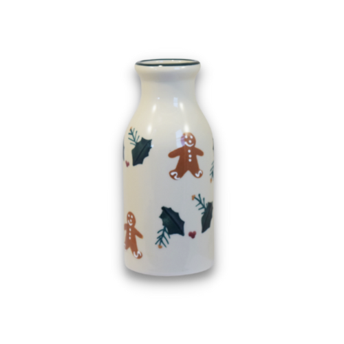 Gingerbread Pattern ~ Milk Bottle