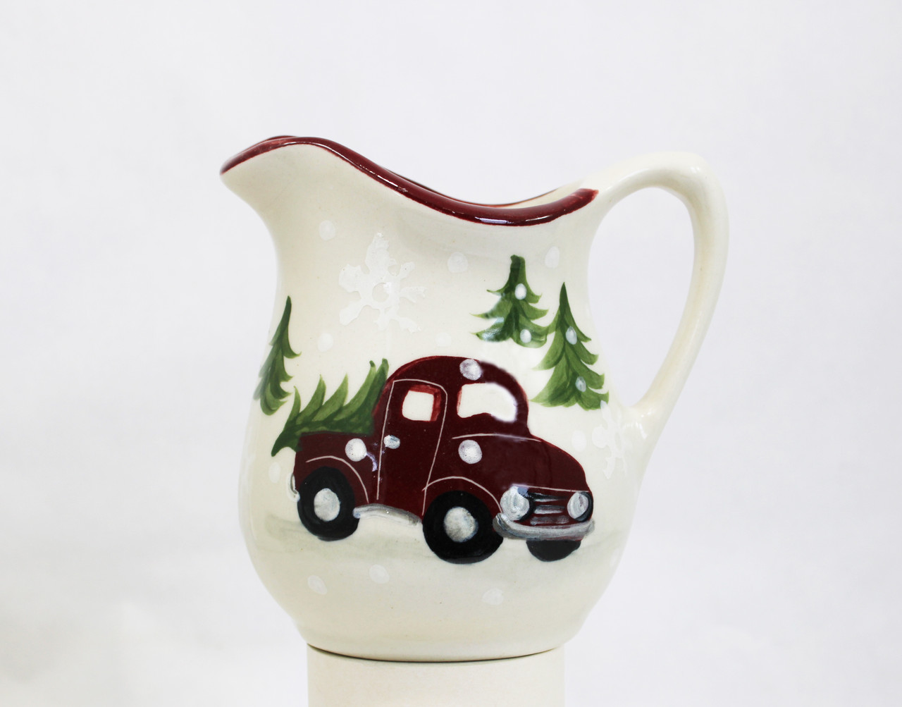 Red Truck Pattern ~ Fancy Pitcher