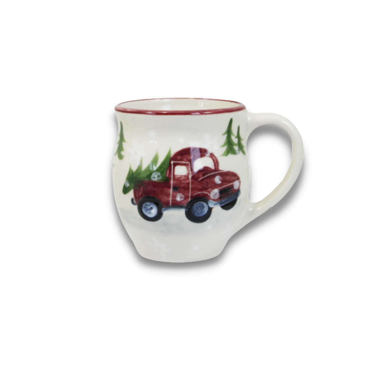 Red Truck Pattern ~ Latte Mug