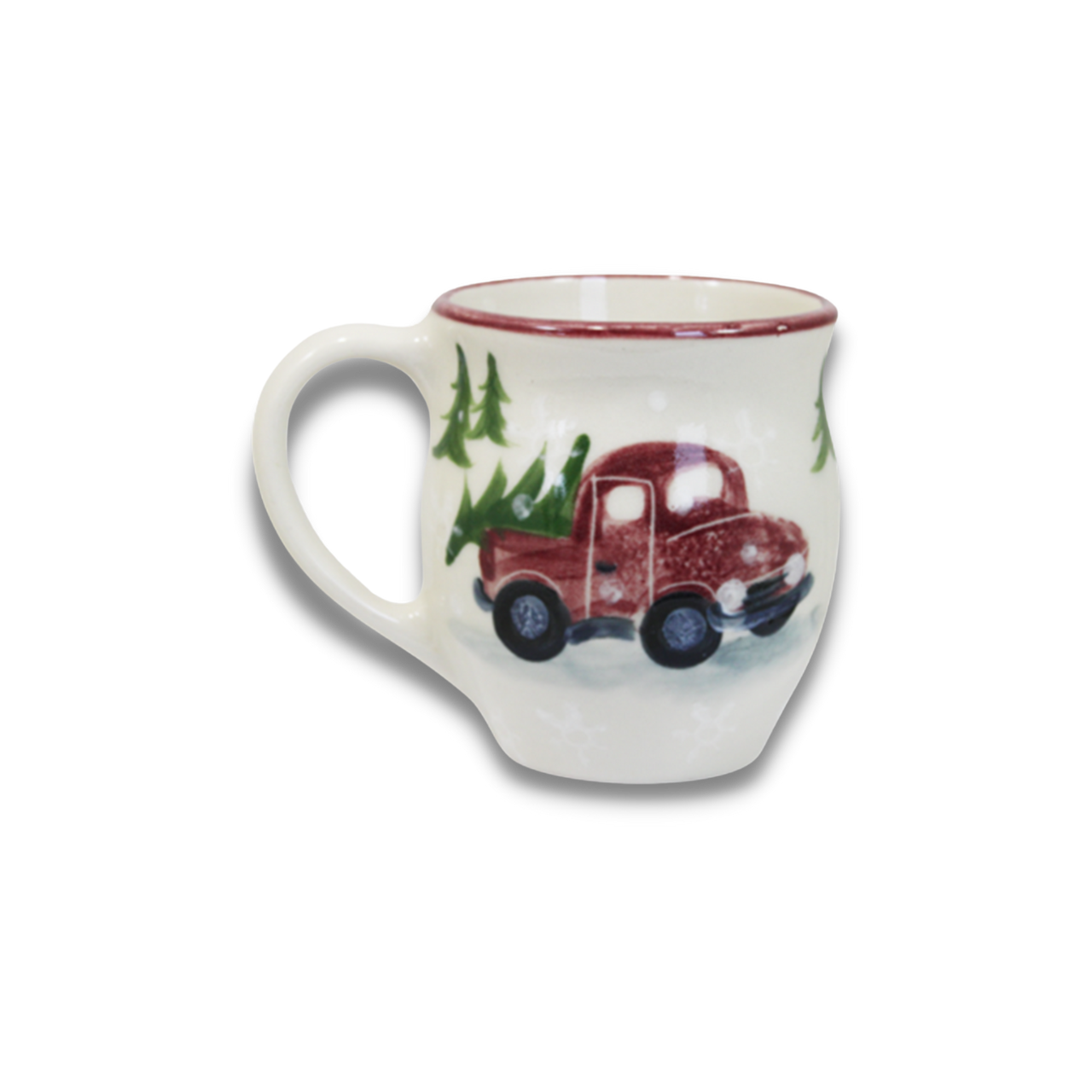 Red Truck Pattern ~ Latte Mug