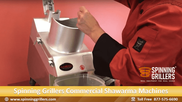 Automatic Salad Bar Food Processor & Chopper - Spinning Grillers- New York