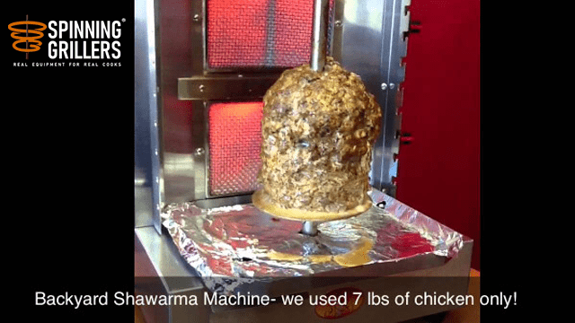 Commercial Shawarma Machine 5 in 1 Vertical Grill - Spinning Grillers ...