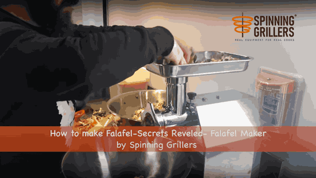 How to make Perfect Falafel with Falafel Maker - Spinning Grillers- New ...