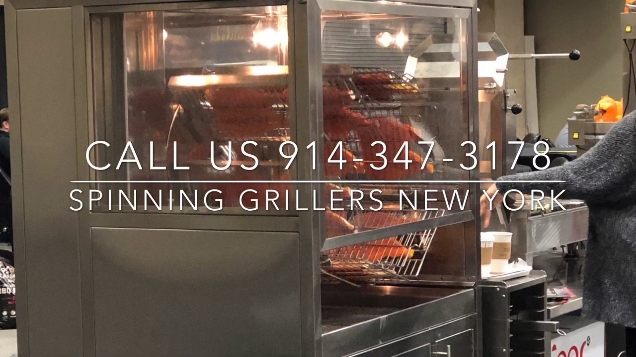 Automatic Charcoal / Wood Fired Chicken Grill | Spinning Grillers