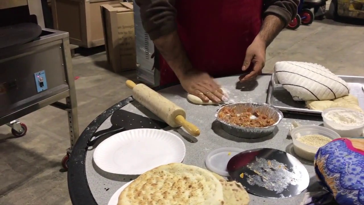 Chicken Paratha using Pita Oven Naan/Rotary Oven | Spinning Grillers