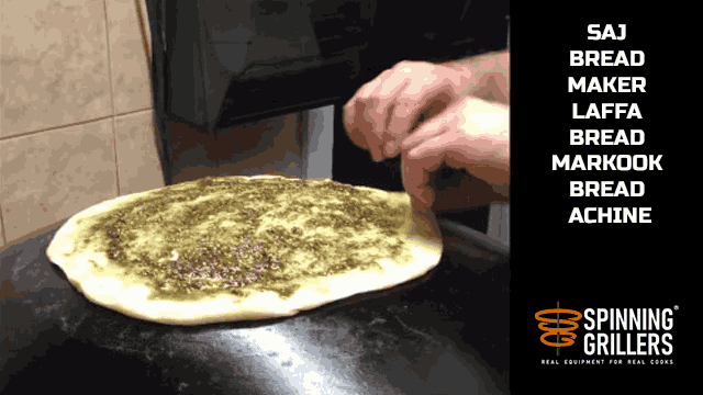 Saj Bread Maker Laffa bread Markook Bread Machine - Spinning Grillers ...