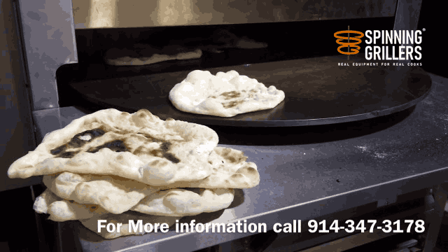 Taboon Flat Bread using the Pita Oven - Spinning Grillers- New York
