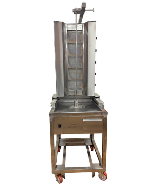 Vertical Broiler with 5 Burners & Trolley | Model SGN5-VG5A