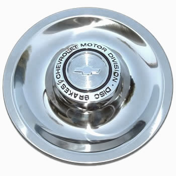 Chevy 67' Style Disc Brake Rally Wheel Center Cap Kit