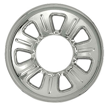 Spoke Hubcaps Chrome 15 inch 12-15c