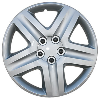 17" Aftermarket Hubcap Silver Finish Wheel Covers