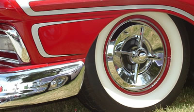 57 Lancer Hubcaps 15 inch 57' Lancer Wheel Cover Solid Steel Chrome Finish