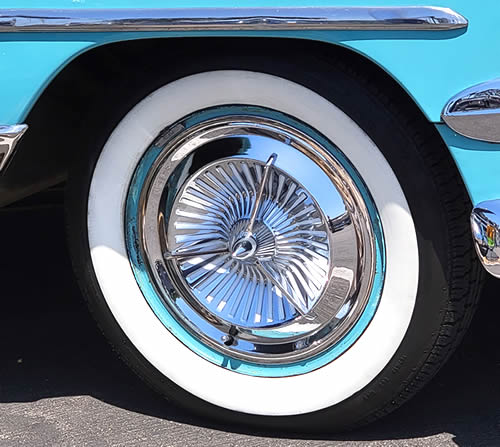 61 Dodge Polara Hubcap 15 Tri-Bar Polara Wheel Covers Show-Car Quality