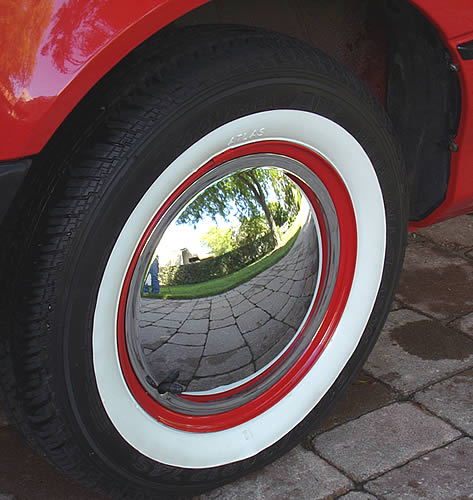 Smoothie Moon Hubcaps 12 inch Great as Trailer Moon Wheel Covers
