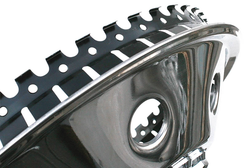 16.5 inch Universal Fit Motor Home Hubcaps Polished Stainless Steel RV ...