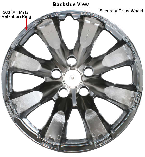 New Chrome Charcoal 2014 - 2016 Toyota Corolla Hubcap 16 inch Replica ...