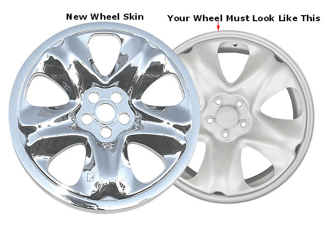 2014-2017 Subaru Forester Wheel Skin Chrome 17 inch Hubcap