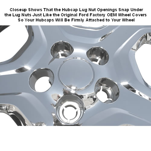 2017 2018 2019 Ford Escape Wheel Cover 17 inch New Chrome Finish ...