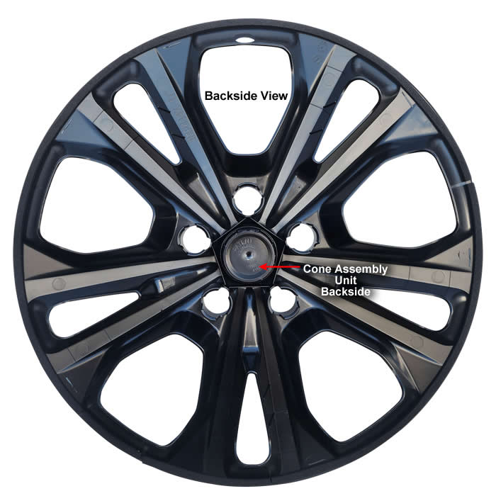 New 2017-2019 Ford Escape Wheel Skin 17 inch Black Impostor