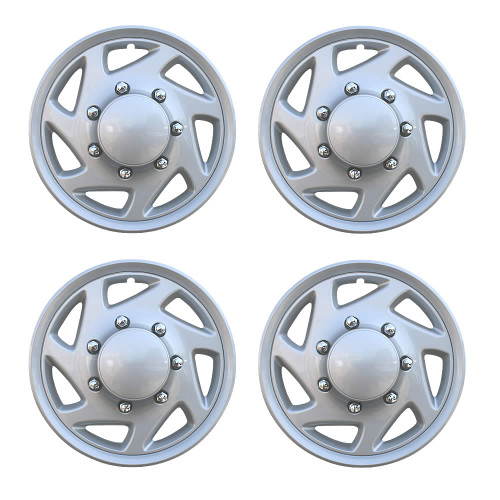 Ford Van Hubcaps E250 E350 E450 Hub Caps Econoline Wheel Covers -Set of 4