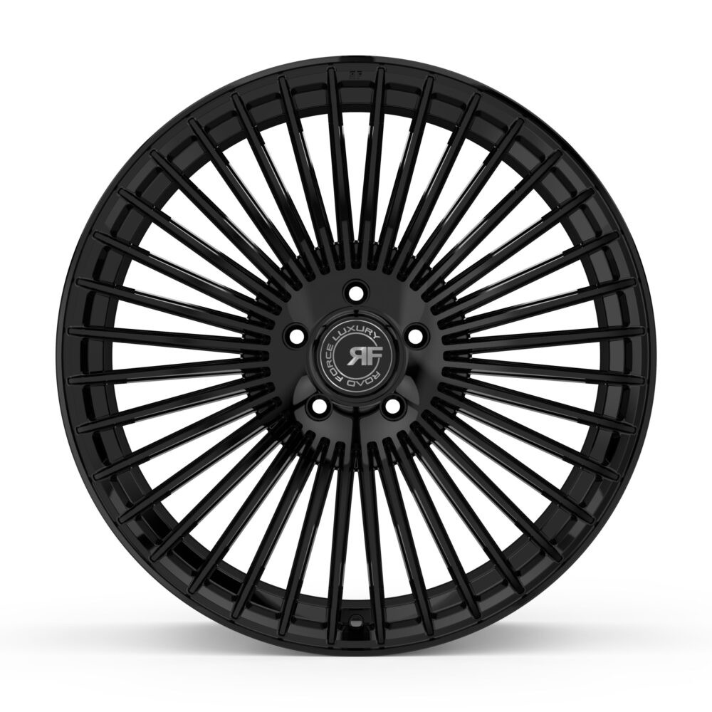 Road Force Rf35 20x8.5 5x120 Gloss Black 25mm Wheels