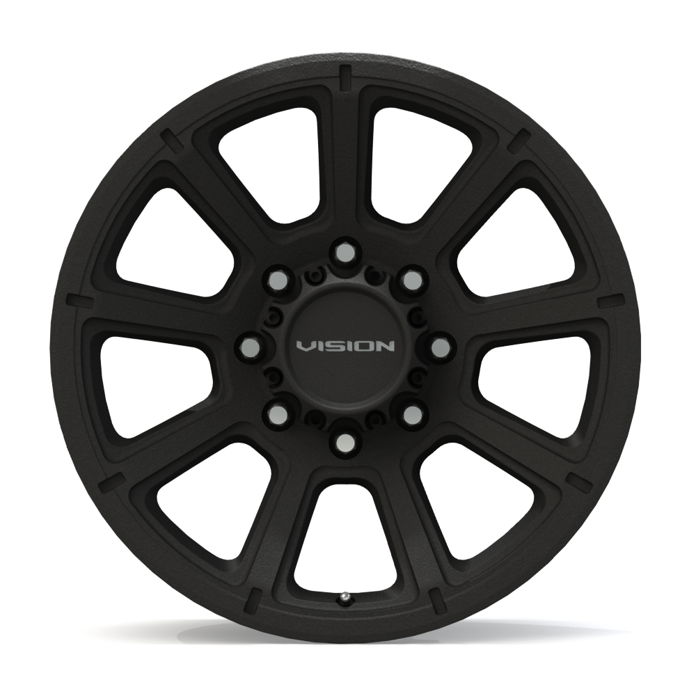 Vision Turbine 353 Wheels Rims 17x8.5 8x170 Matte Black 18mm | 353-7870MB18