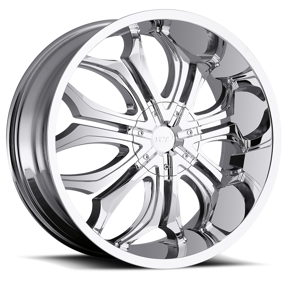 Vct Godfather Wheels Rims 24x9 5x115 5x139.7 Chrome 15mm | V61 ...